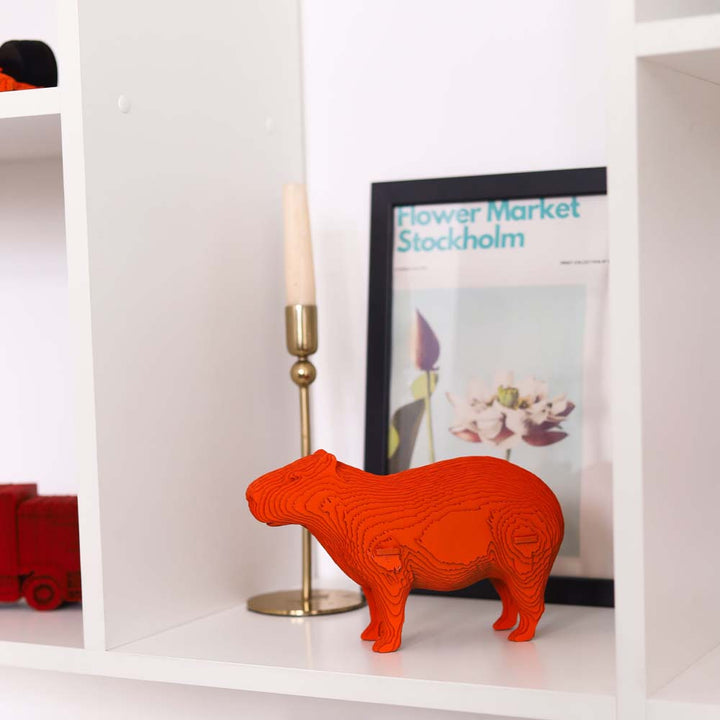 Capybara 3D Sculpture Puzzle, 56 Pieces – ZSL Shop