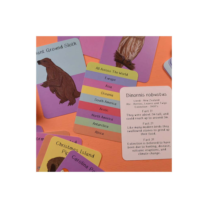 Amazing Extinct Animals Fact Cards| ZSL Shop