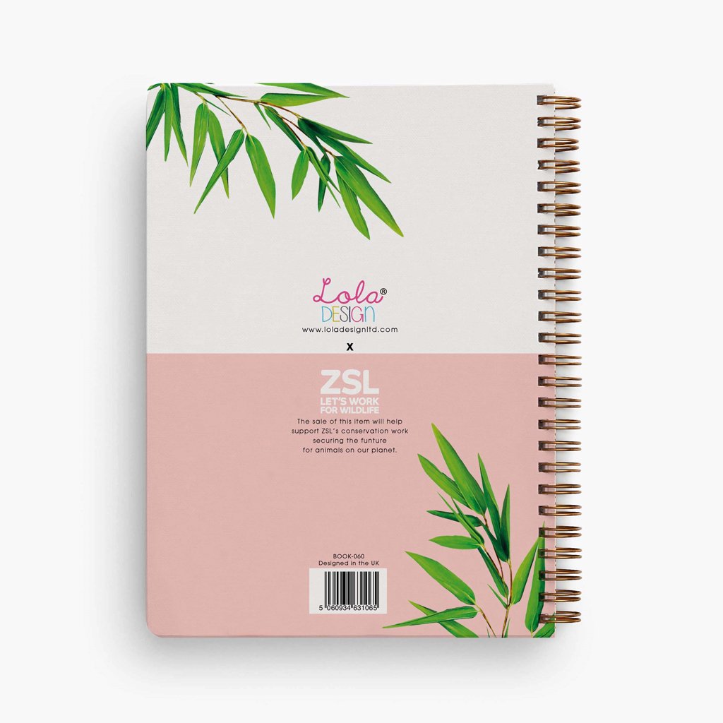 Lola Red Panda Organiser Notebook| ZSL Shop